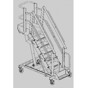 Rolling Stairs and Work Platforms - CH Bull Industrial Stair Solutions